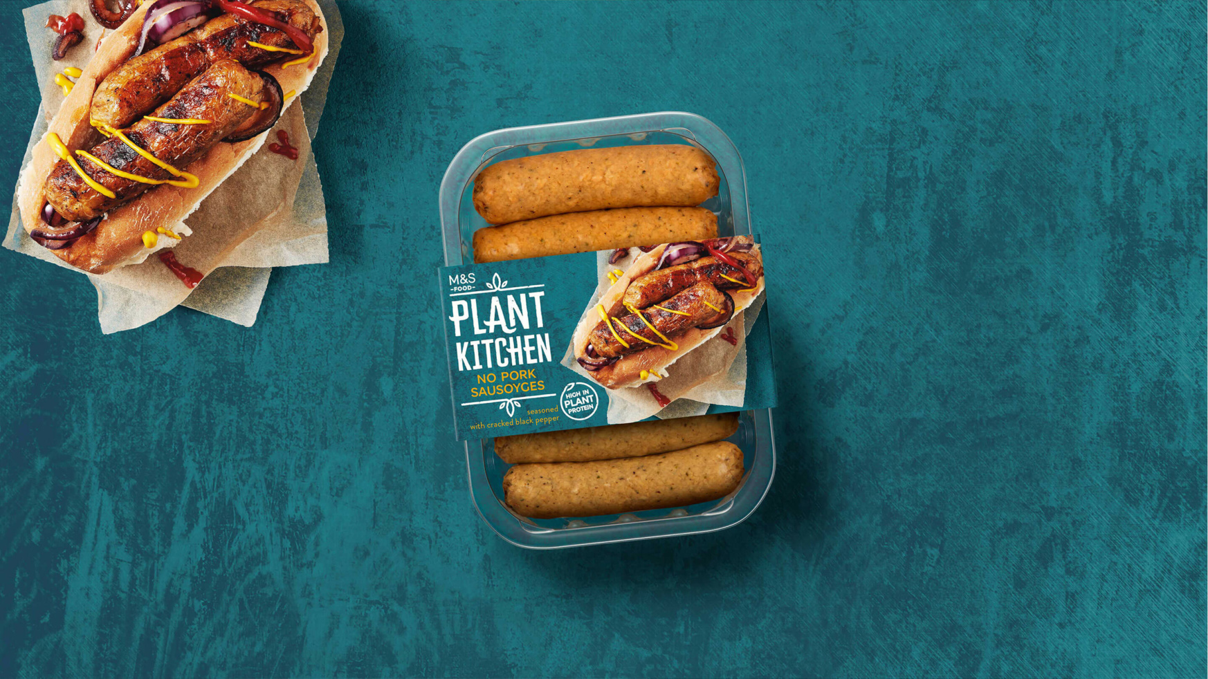 Brand Identity & Packaging Design for M&S Plant Kitchen