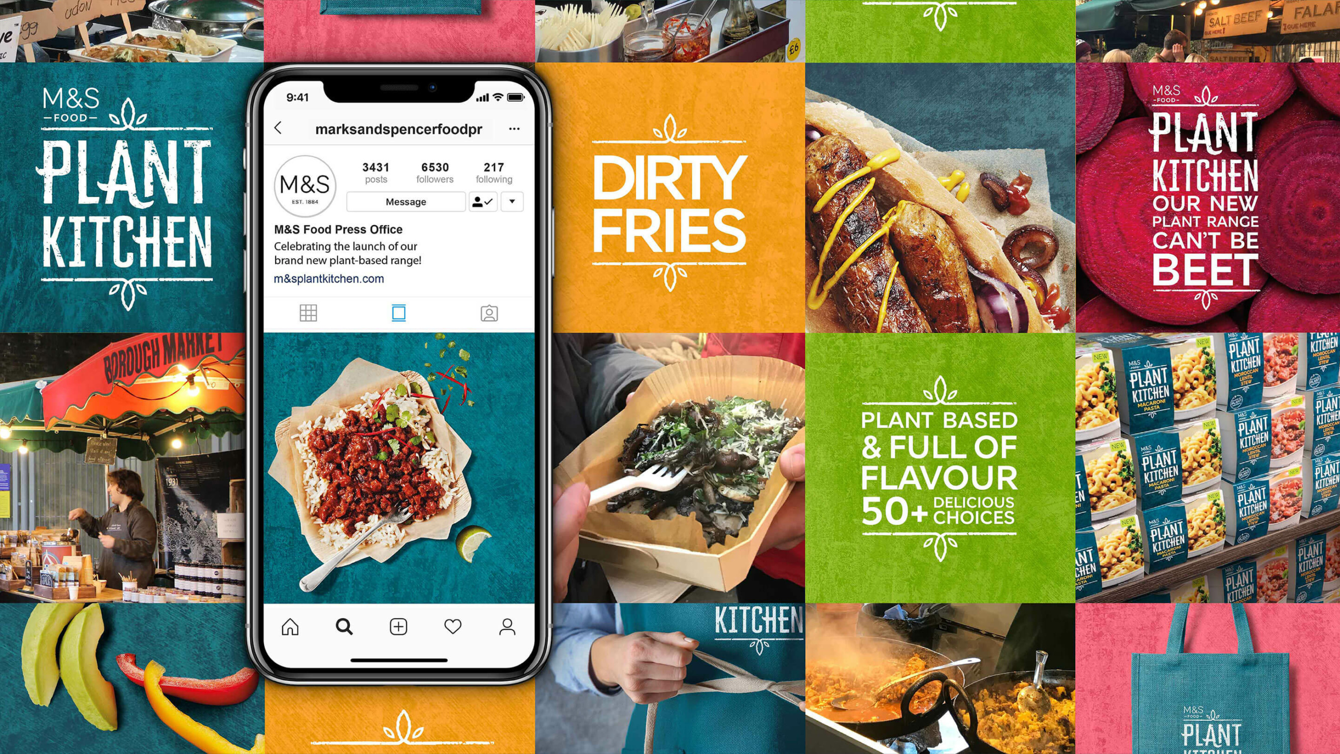 Brand Identity & Packaging Design for M&S Plant Kitchen