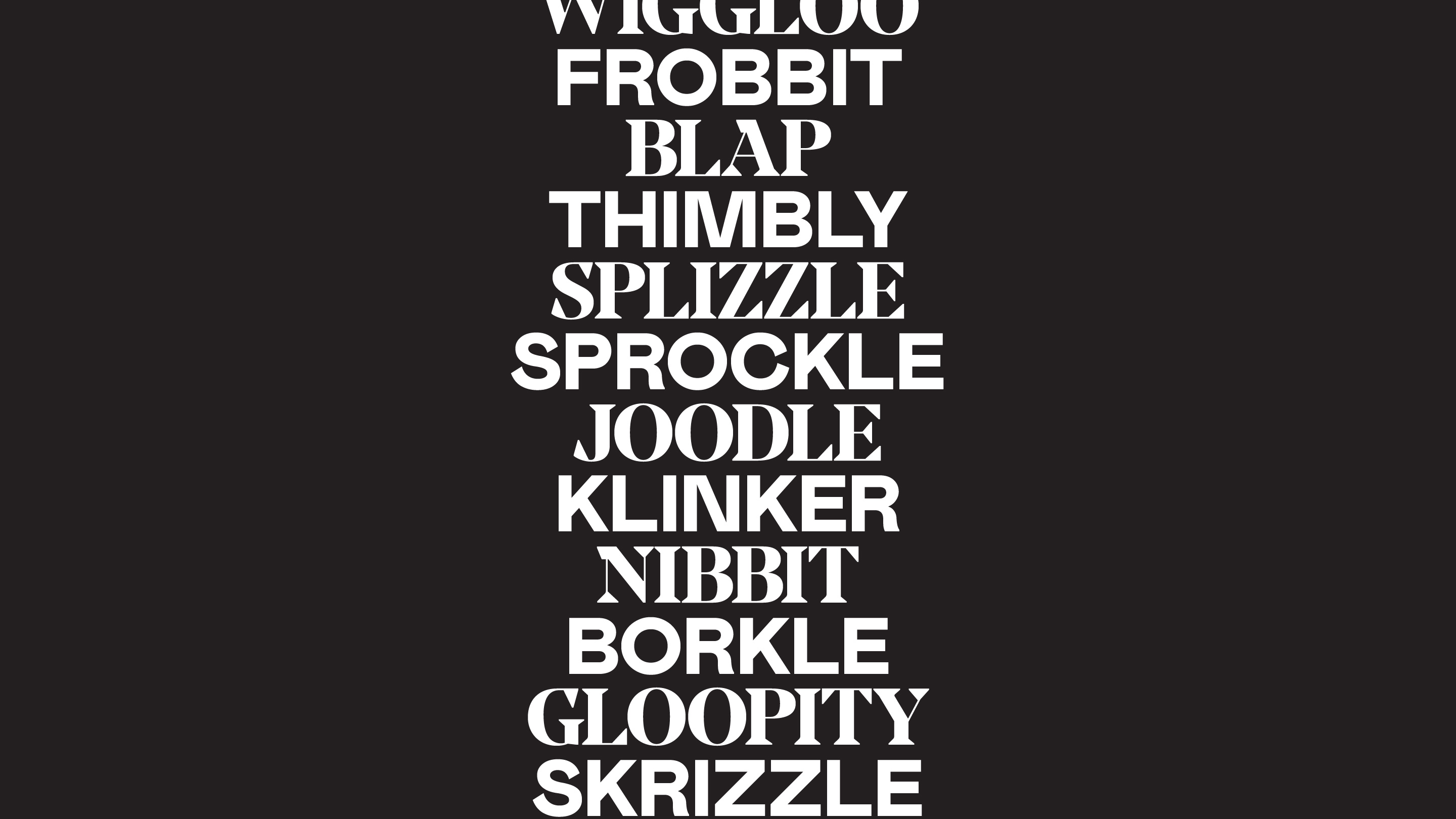 When you need 40 Names for White